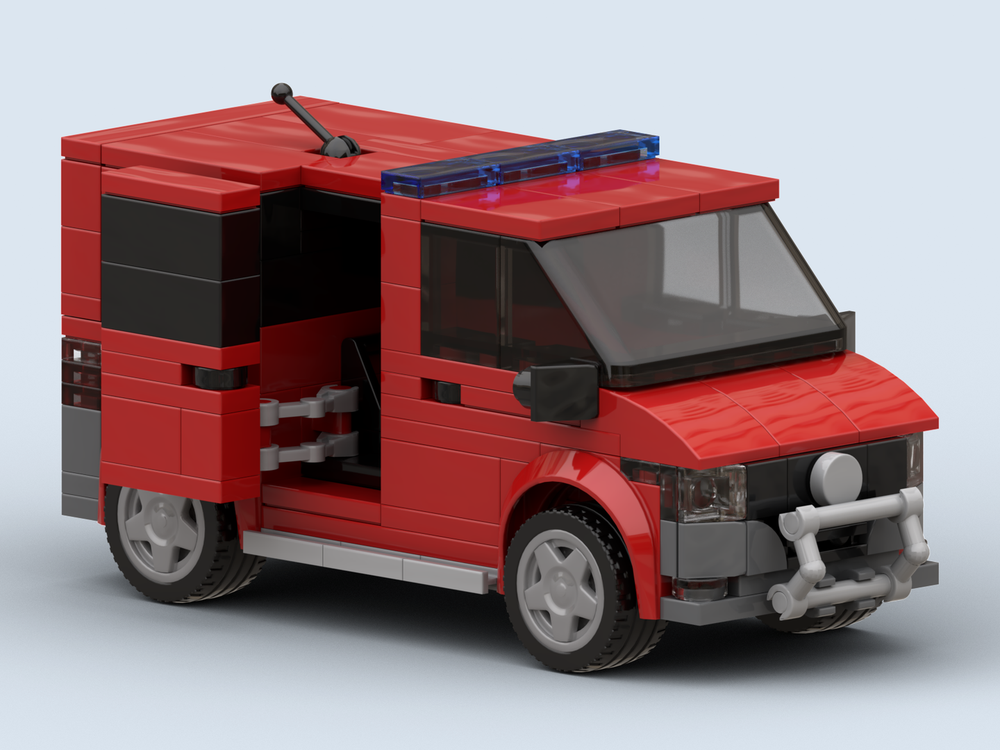 LEGO MOC Dutch Fire Chief Van by mausbricks | Rebrickable - Build with LEGO
