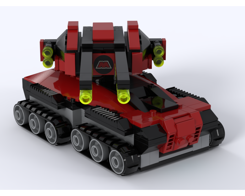 LEGO MOC M:Tron Heavy Pulsar Emitter by Malcav | Rebrickable - Build ...