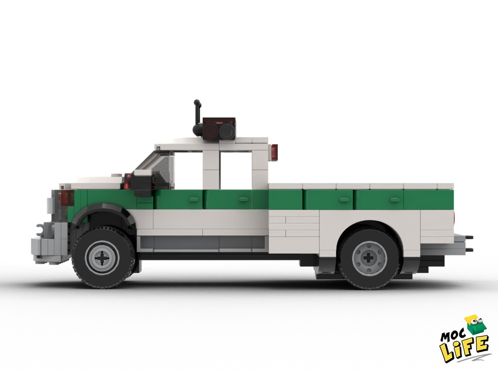 LEGO MOC Ford F-450 quad cab dually United State Forest Service of ...