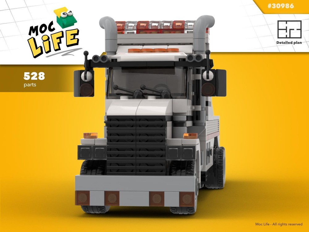 LEGO MOC Tow heavy truck by MocLife | Rebrickable - Build with LEGO