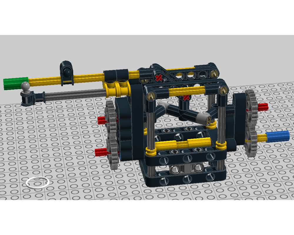 LEGO MOC Technic - Parallel axel piston by wankakit321 | Rebrickable ...