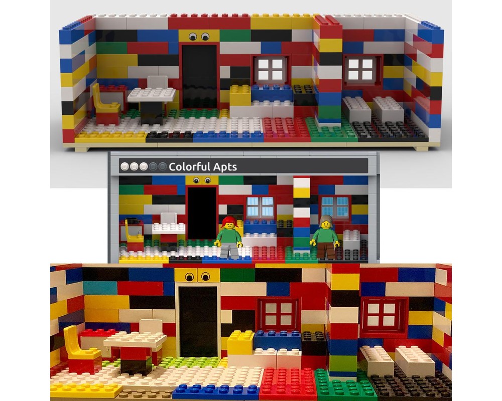 LEGO MOC LEGO Tower - Colorful apartments by Queer.Solutions ...