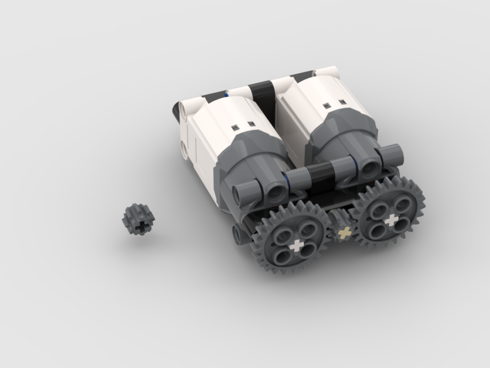 LEGO MOC 2 L-Motor drive slow/fast by lbrix | Rebrickable - Build with LEGO