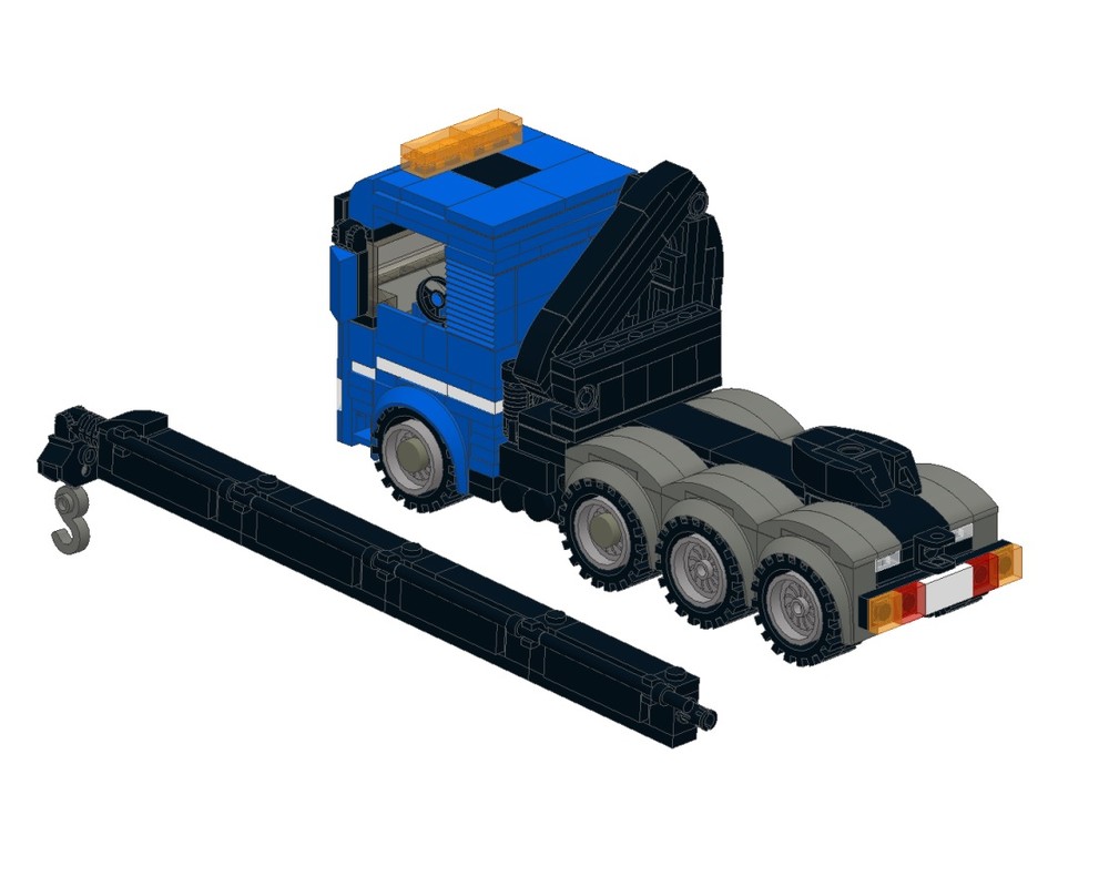 LEGO MOC-31110 Truck 4Axle with Loading crane (Town > City 2019 ...
