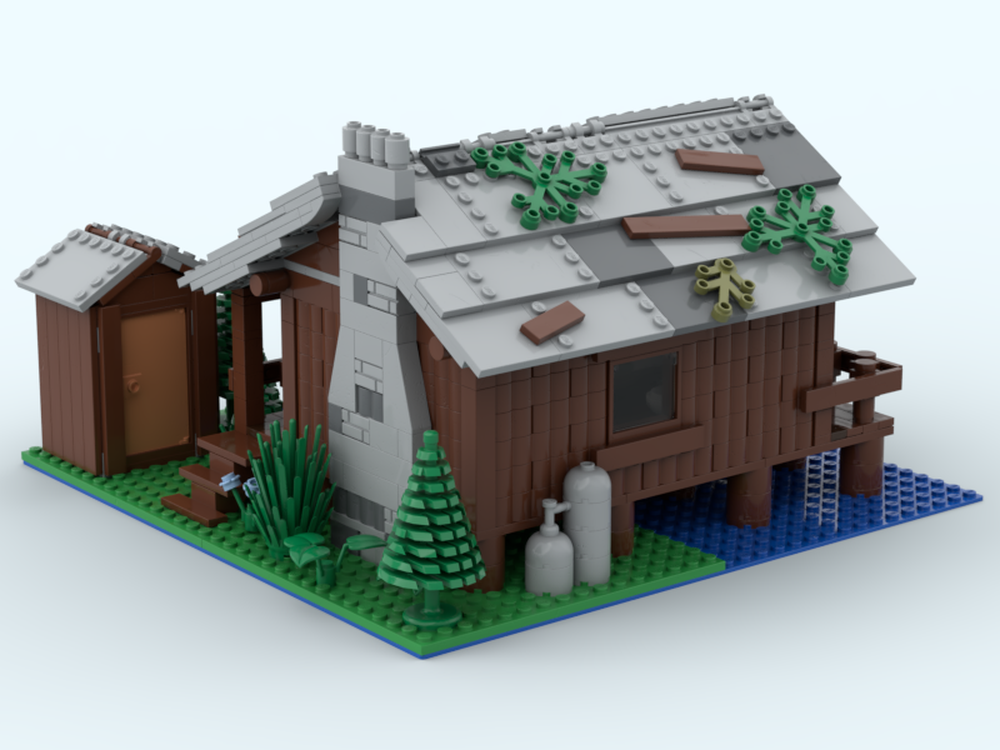 LEGO MOC A Cabin in the Wood by Der Noppenbotschafter | Rebrickable ...