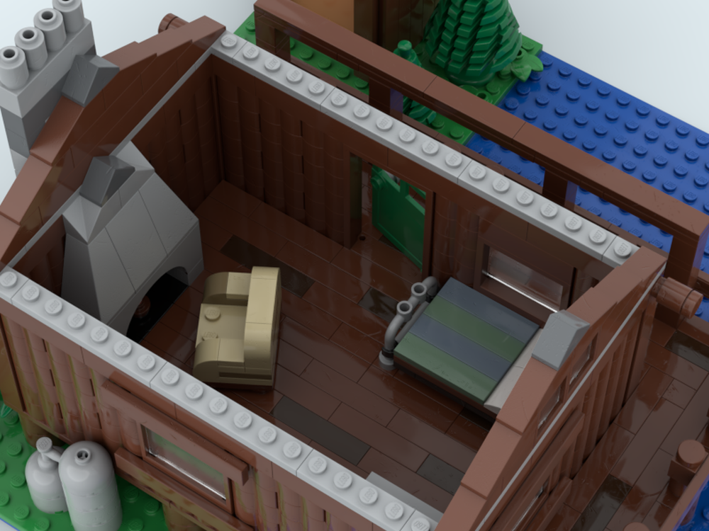 LEGO MOC A Cabin in the Wood by Der Noppenbotschafter | Rebrickable ...