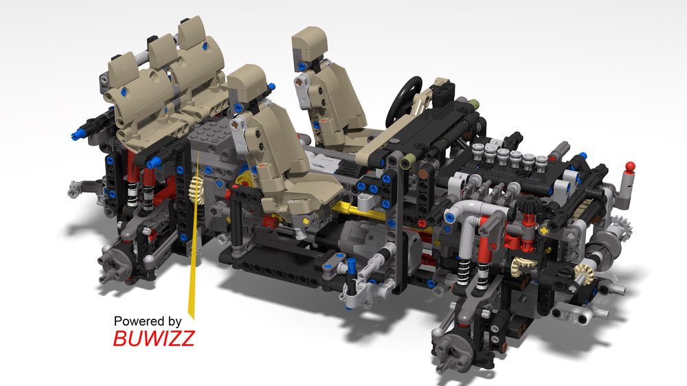 LEGO MOC BUWIZZ Motorized chassis for Set 42110 Land Rover Defender by ...