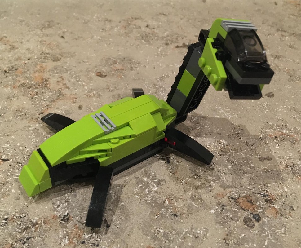 Lego Moc 31007 Plesiosaur By Seabie Rebrickable Build With Lego
