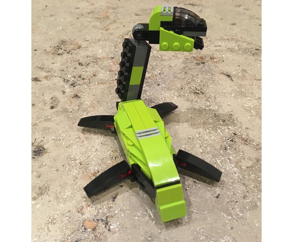LEGO MOC 31007 - Plesiosaur by Seabie | Rebrickable - Build with LEGO