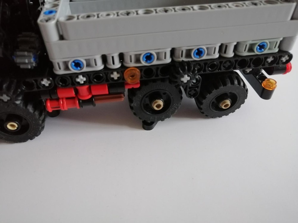 LEGO MOC Mini Truck with two wheel steering by B4 | Rebrickable - Build ...