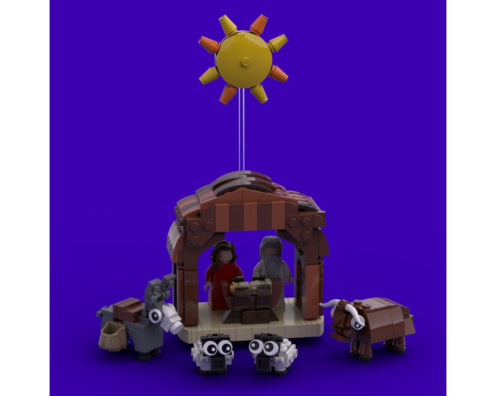 LEGO MOC Nativity Scene by Keizer | Rebrickable - Build with LEGO
