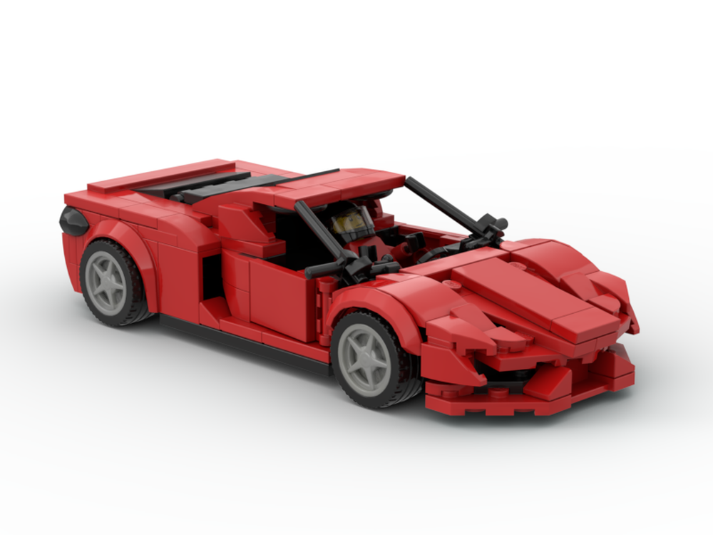 LEGO MOC Ferrari Enzo by TheBoostedBrick | Rebrickable - Build with LEGO