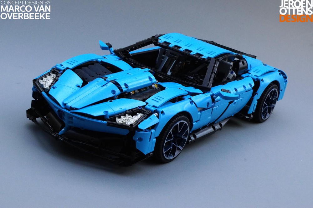 LEGO MOC Il Toro Azzurro by Jeroen Ottens | Rebrickable - Build with LEGO