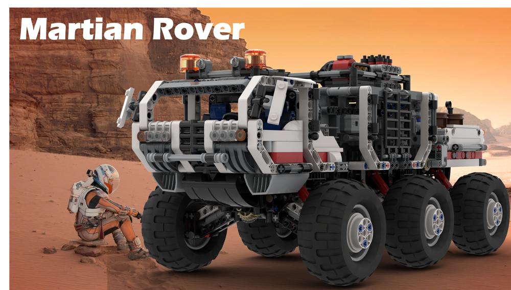 LEGO MOC Martian Rover by FPJ | Rebrickable - Build with LEGO