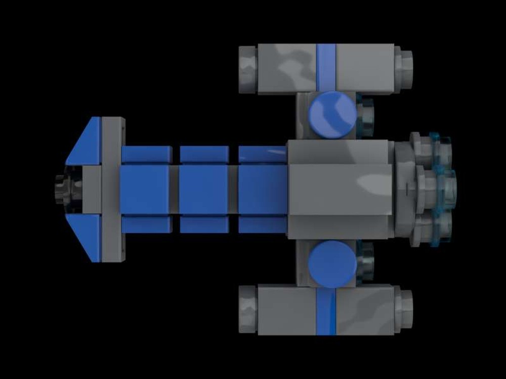 LEGO MOC Mini StarCraft Battlecruiser by meregt | Rebrickable - Build ...