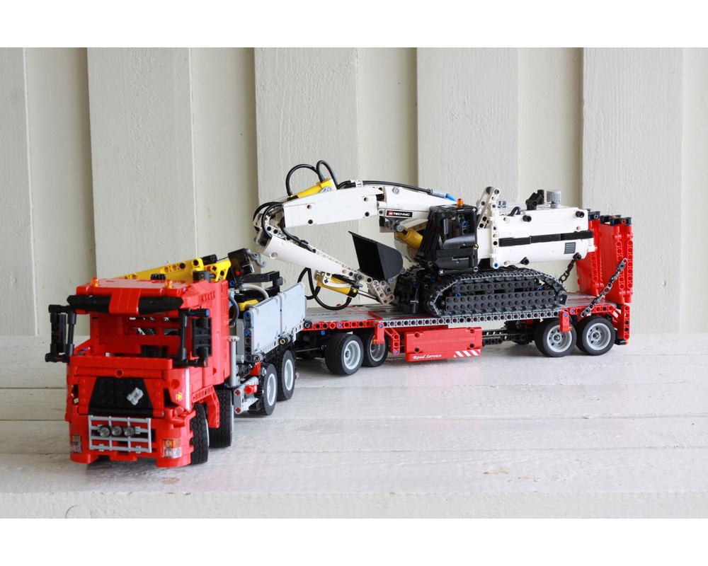 LEGO MOC Pneumatic excavator/ materials handler by D3K | Rebrickable ...