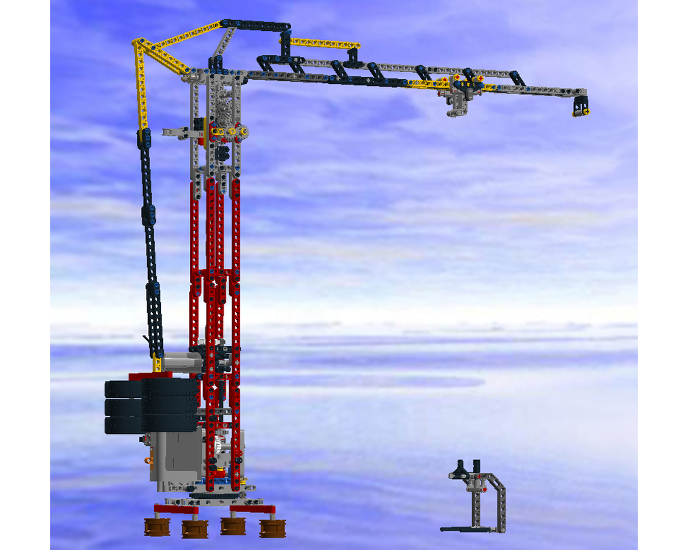 LEGO MOC 9397 - Crane by Redshark2222 | Rebrickable - Build with LEGO