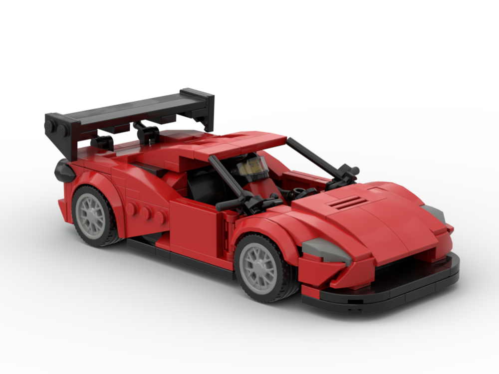 LEGO MOC Ferrari 458 GT3 by TheBoostedBrick | Rebrickable - Build with LEGO
