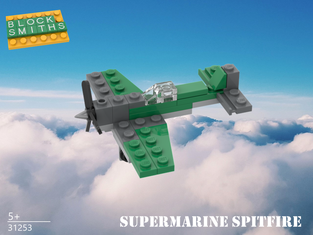 LEGO MOC Microscale WW2 Spitfire by blocksmiths | Rebrickable - Build ...