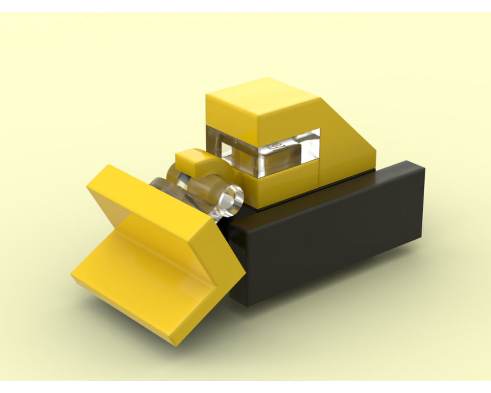 LEGO MOC 8-Piece Bulldozer by LegoOri | Rebrickable - Build with LEGO