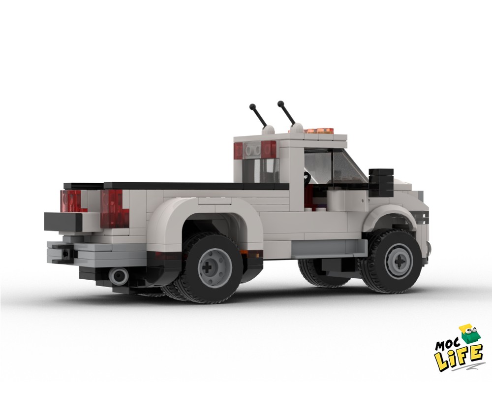 LEGO MOC Ram 3500 regular cab dually by MocLife | Rebrickable - Build ...