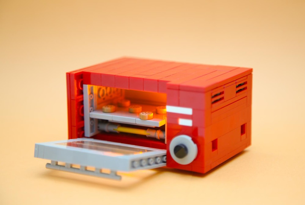 LEGO MOC Oven with light on! by Joffre Bricks | Rebrickable - Build ...