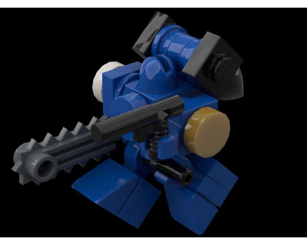 LEGO MOC Warhammer 40k Assault Marine by meregt | Rebrickable - Build ...