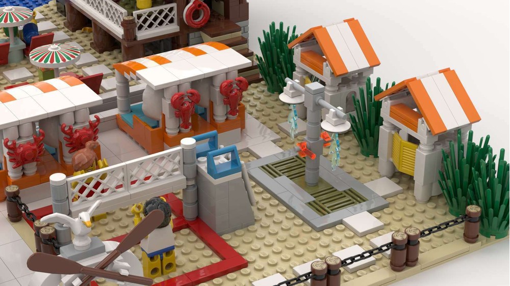 LEGO MOC Beach Bar by LegoBricking | Rebrickable - Build with LEGO