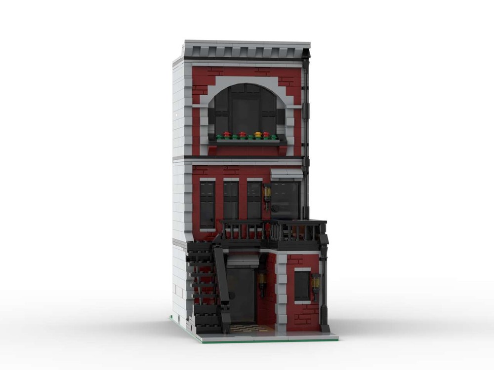 Lego Moc Modular The Brooklyn Loft By Leffarium Rebrickable Build