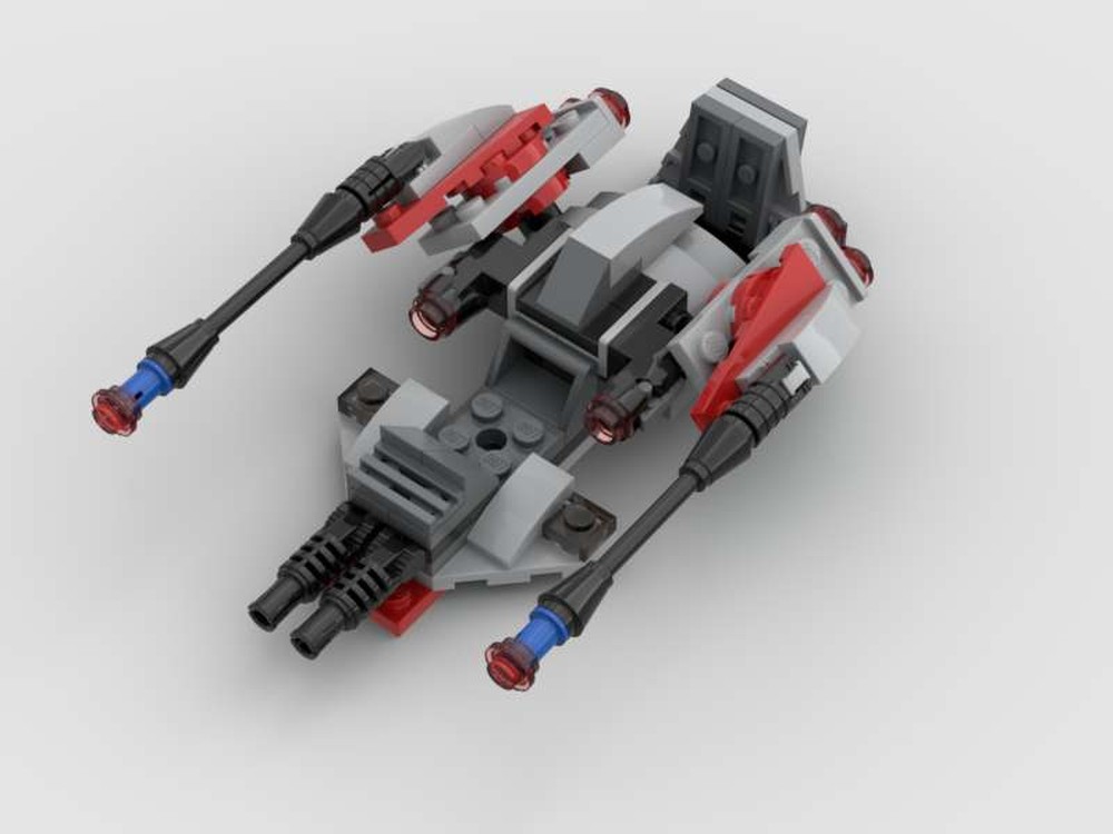 LEGO MOC Mini interceptor by Rugaiko | Rebrickable - Build with LEGO