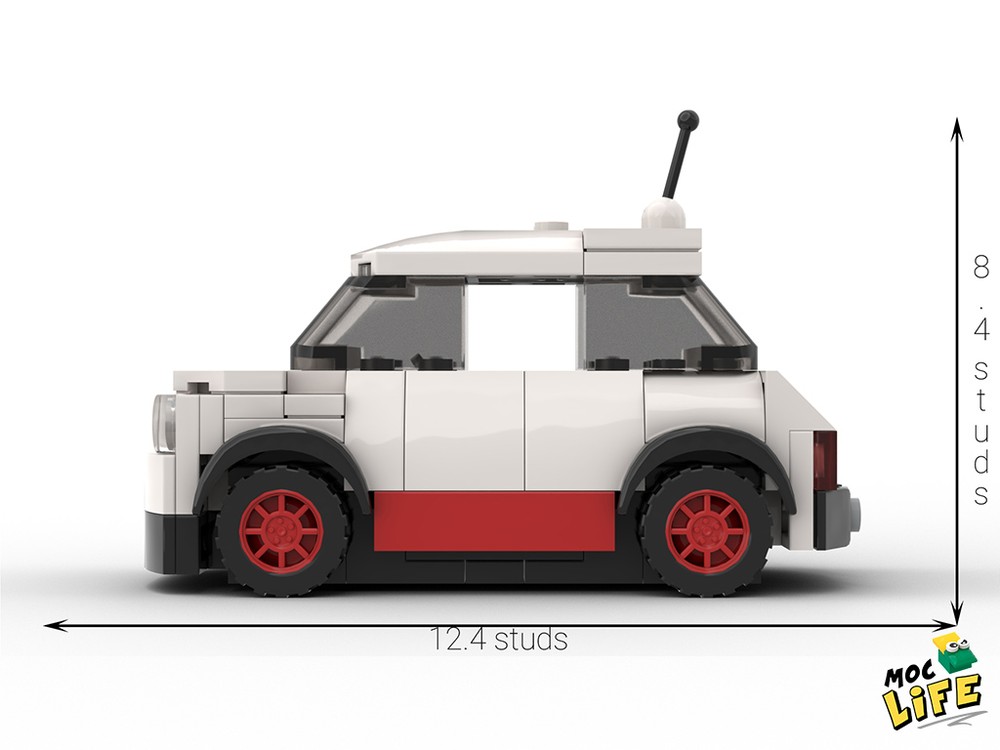 LEGO MOC Fiat 500 Abarth by MocLife | Rebrickable - Build with LEGO