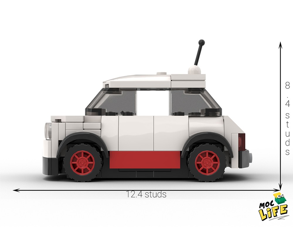 LEGO MOC Fiat 500 Abarth by MocLife | Rebrickable - Build with LEGO