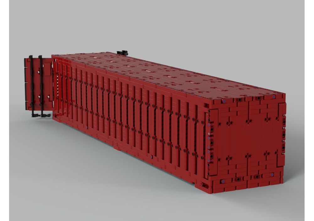 LEGO MOC 40' Overseas Container in Scale 1:15 (100 x 20 x 21 Studs) by ...