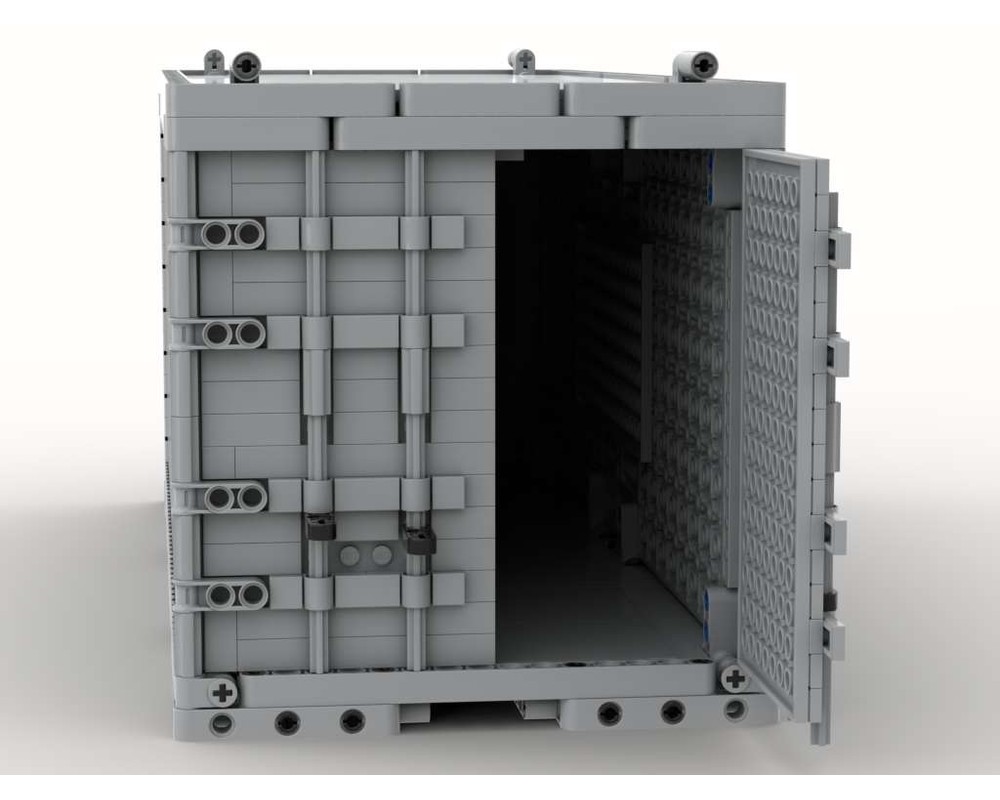 LEGO MOC 20 feet Sea Container tiles version by RobertBrick ... LEGO MOC 20 feet Sea Container tiles version by RobertBrick ...