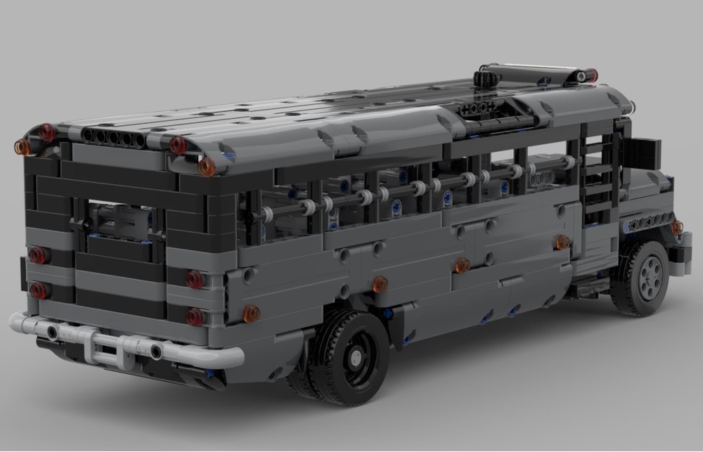 LEGO MOC Prison Bus by Kirvet | Rebrickable - Build with LEGO