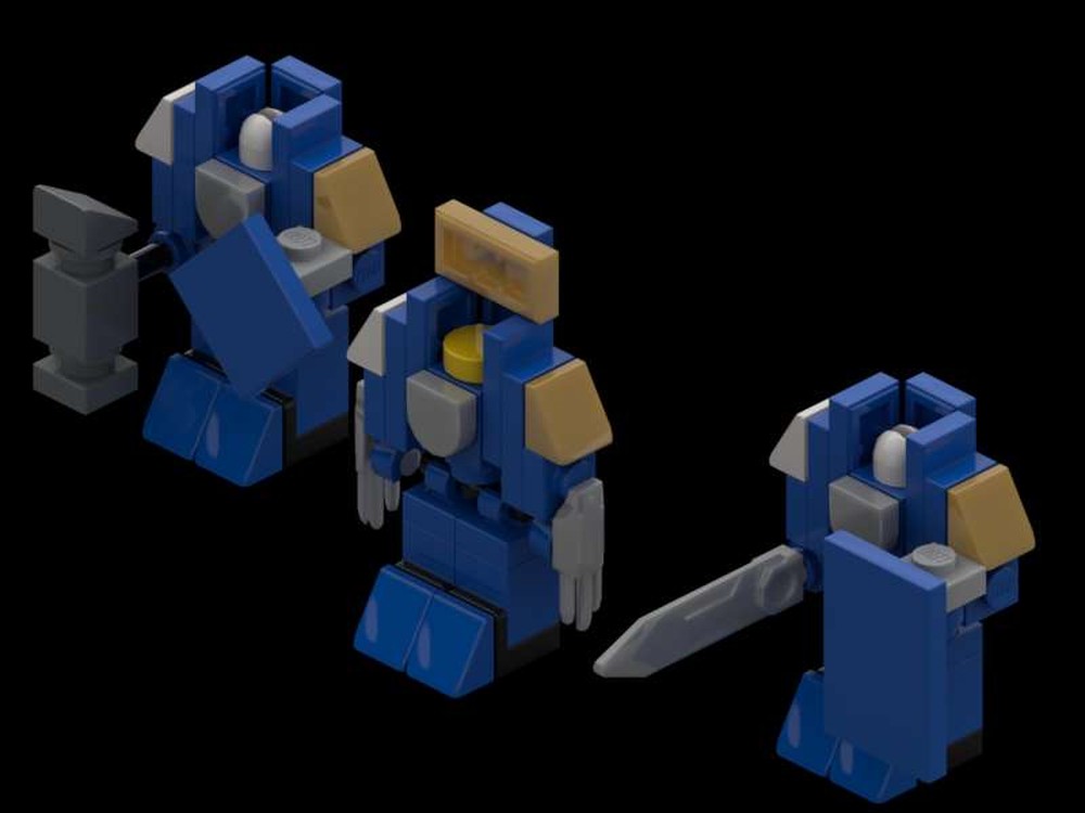 LEGO MOC Warhammer 40k Terminator Assault Squad by meregt | Rebrickable ...
