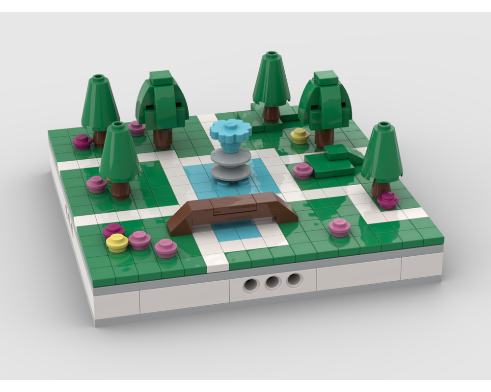 LEGO MOC Lego Mini Park for a Modular City by gabizon | Rebrickable ...