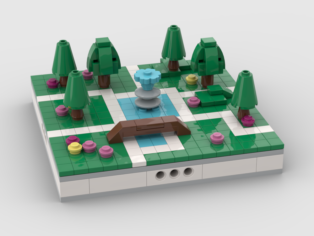 LEGO MOC-31580 Mini Park for a Mini Modular City by gabizon ...