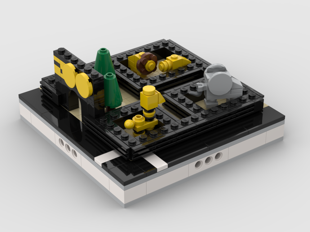 LEGO MOC Mini ZOO for a Mini Modular City by gabizon | Rebrickable ...