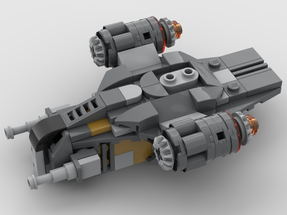 Lego Moc Razor Crest Micro Scale By Immo Rebrickable Build With Lego