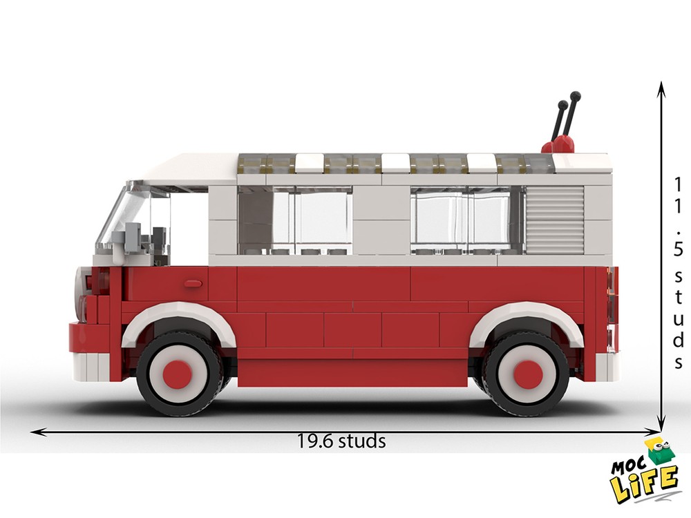 LEGO MOC Volkswagen Westfalia split windows by MocLife | Rebrickable ...