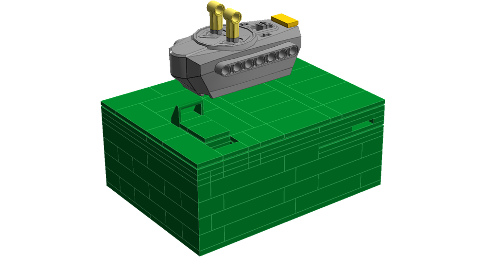 LEGO MOC Thunderbird 2 display case Light and Sound Box by Timelord ...