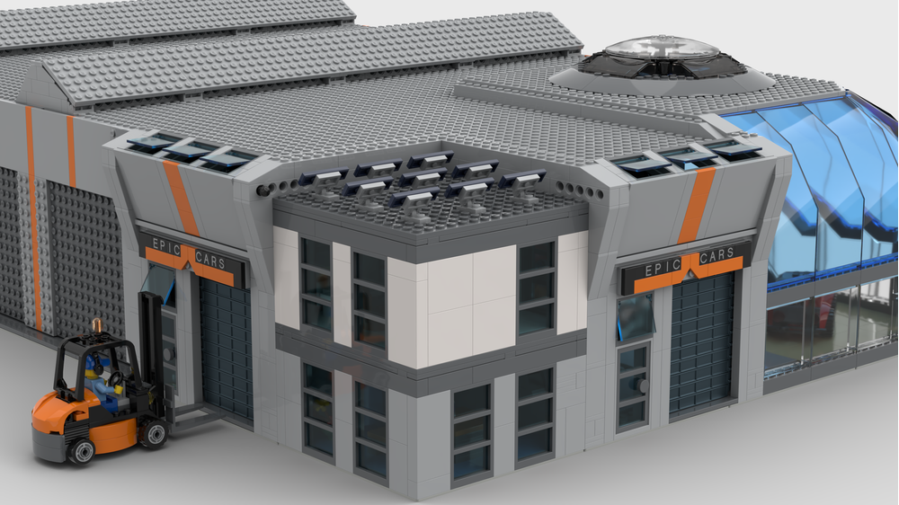 LEGO MOC "Epic Cars" car factory by OnTheEdge | Rebrickable - Build ...