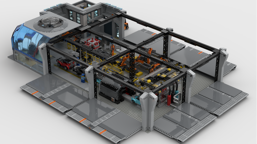LEGO MOC "Epic Cars" car factory by OnTheEdge | Rebrickable - Build ...