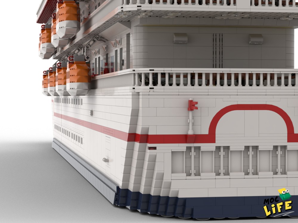 LEGO MOC-31735 Cruise ship by MocLife | Rebrickable - Build with LEGO