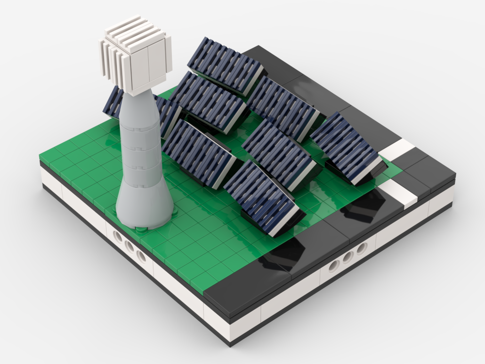 LEGO MOC Solar farm for a Mini Modular City by gabizon | Rebrickable ...