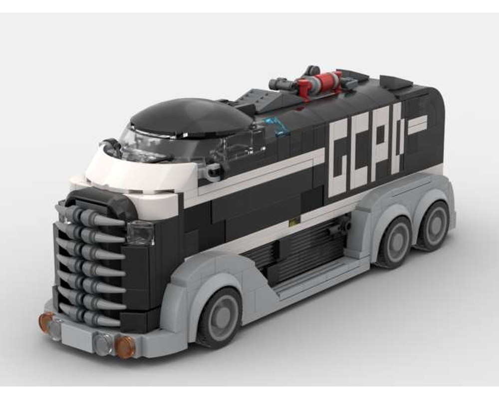 LEGO MOC GCPD Truck by BricksFeeder | Rebrickable - Build with LEGO