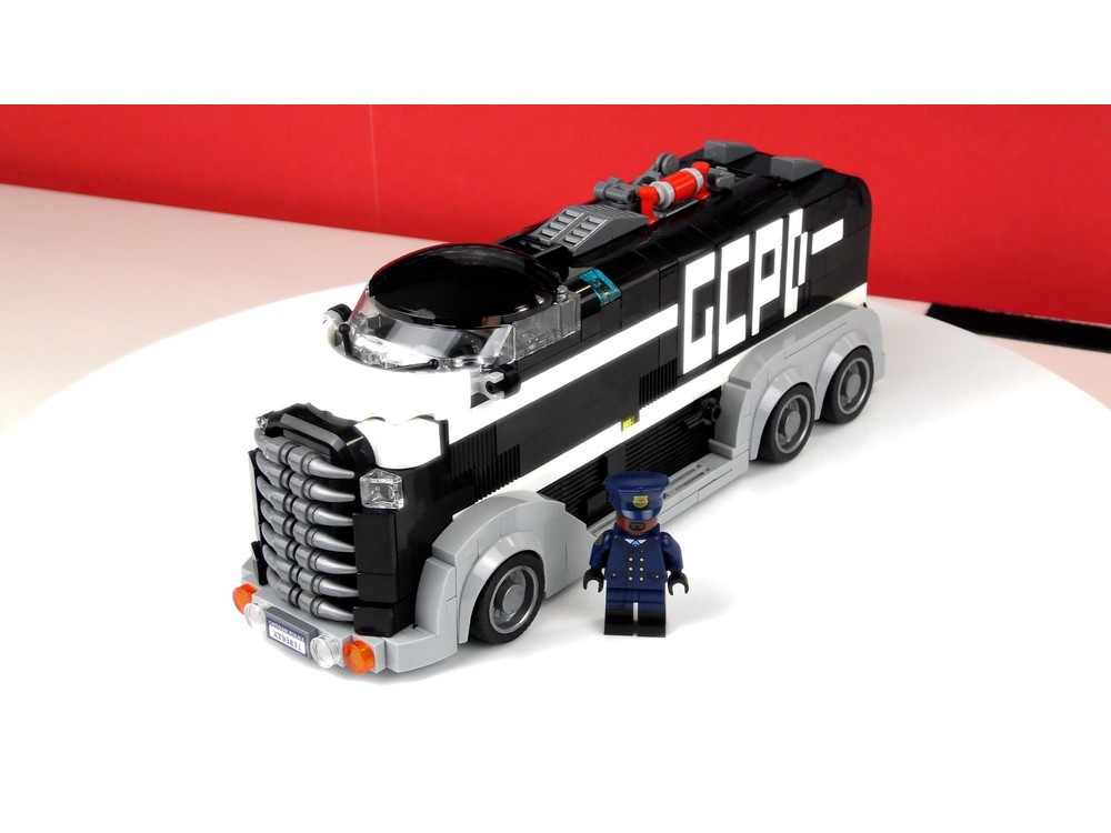 LEGO MOC-31754 GCPD Truck by BricksFeeder | Rebrickable - Build with LEGO