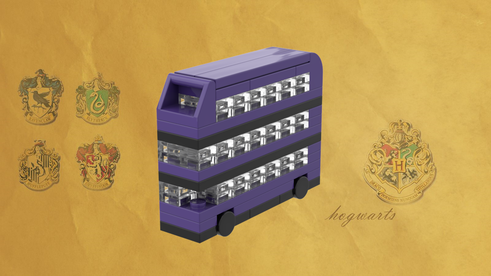 LEGO MOC Microscale Knight Bus by blocksmiths | Rebrickable - Build ...