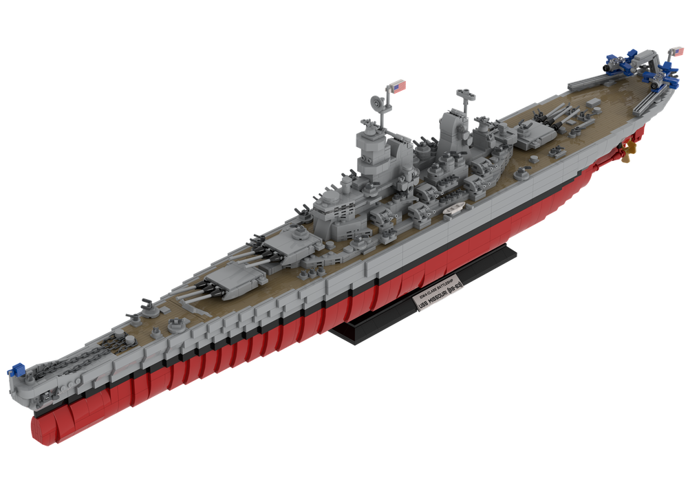 LEGO MOC Iowa-Class Battleship USS Missouri (BB-63) by TOPACES ...